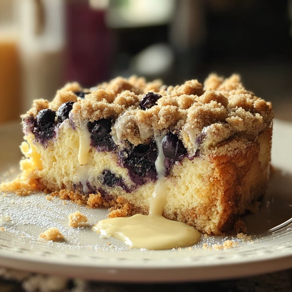 Sherry's Blueberry Cream Cheese Crumb Cake: A Delicious Dessert Masterpiece