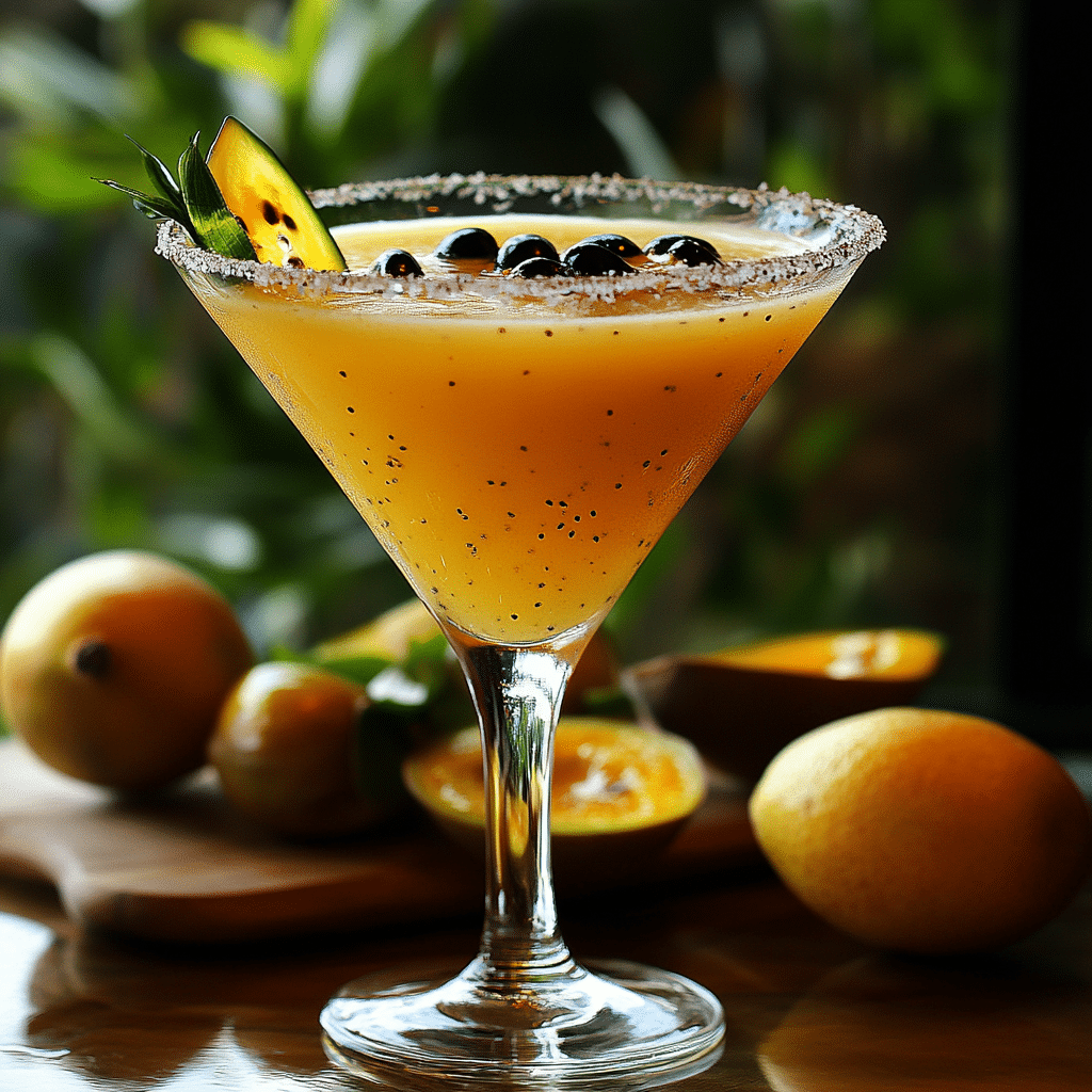 Passion Fruit Cocktail: A Tropical Elixir of Sweetness and Tang