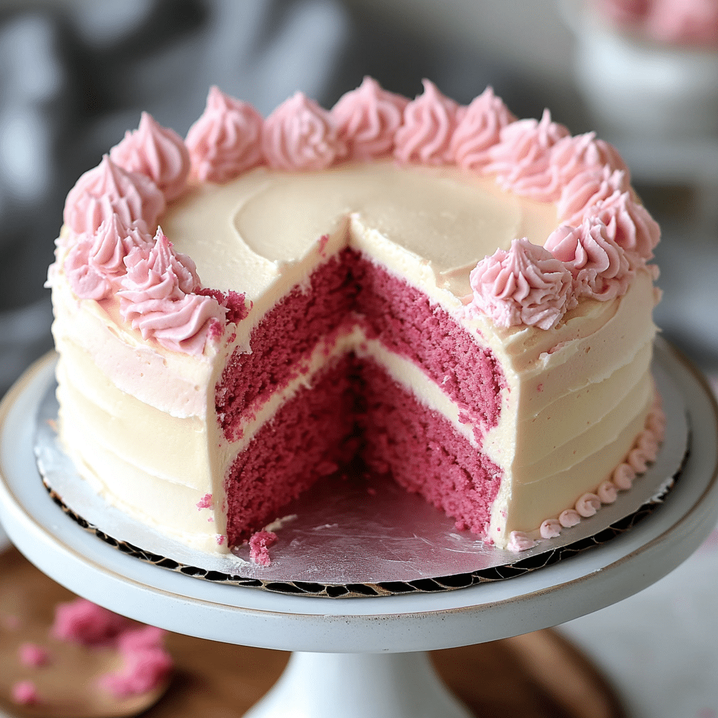 Pink Velvet Cake: A Stunning & Delicious Dessert