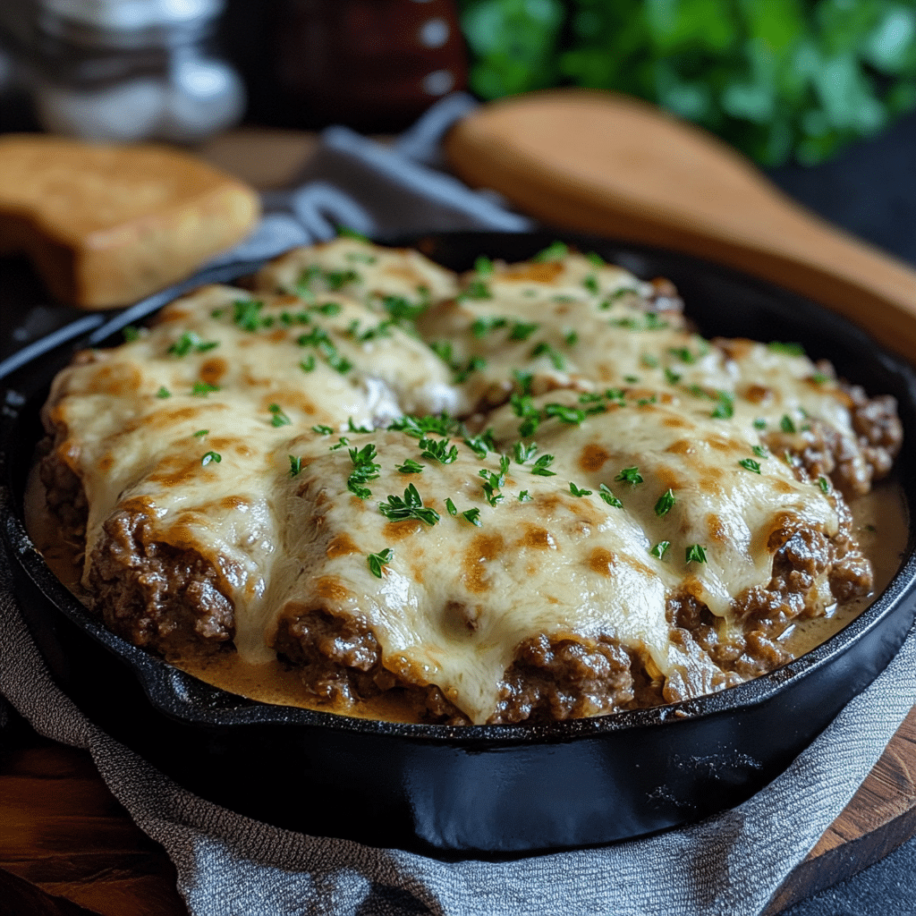 Amish Hamburger Steak Bake – Hearty, Classic Comfort Food
