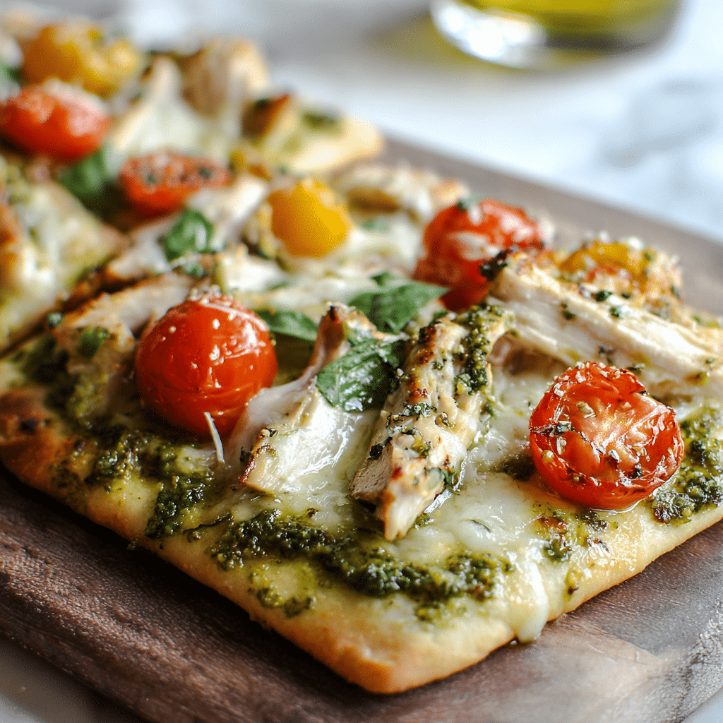 Chicken Pesto Flatbread: The Ultimate Quick & Flavorful Meal