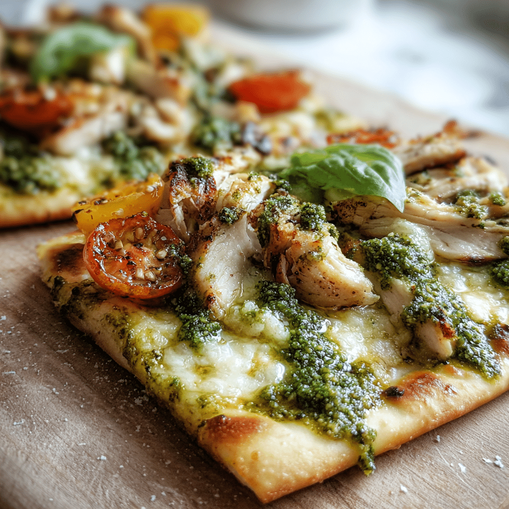 Chicken Pesto Flatbread: The Ultimate Quick & Flavorful Meal