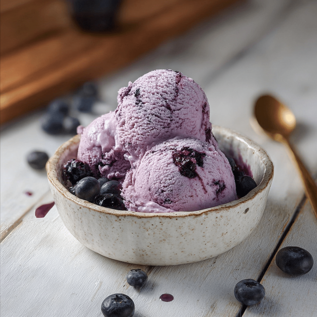 Homemade Blueberry Ice Cream: A Refreshing Summer Delight