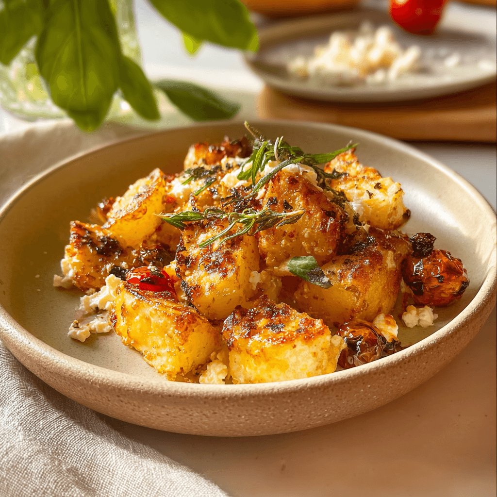 Baked Feta Potatoes: Creamy, Crispy, and Totally Irresistible