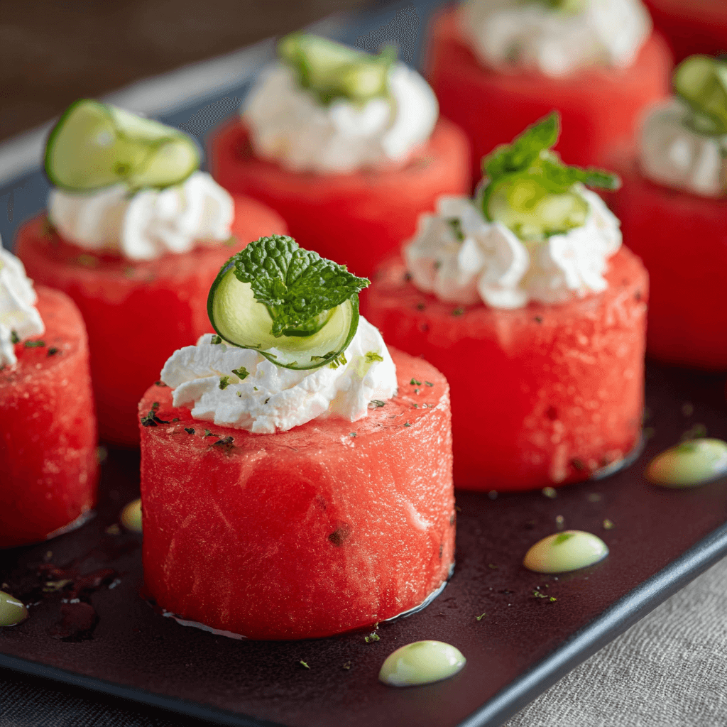 Summer Watermelon Goat Cheese Appetizer: A Refreshing, Elegant Bite of ...