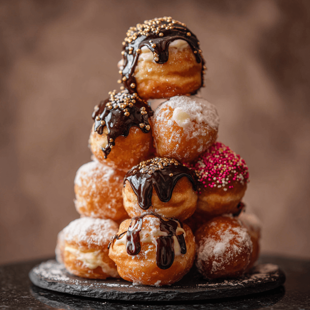 Donut Hole Tower: A Fun and Delicious Dessert Centerpiece