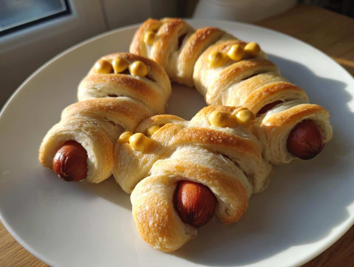 Spooky Crescent Roll Mummy Pigs in 30 Magical Minutes