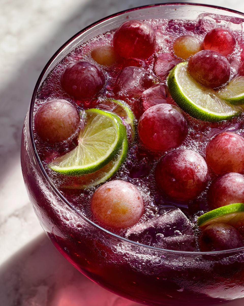 Spooky Grape Lime Halloween Punch in 10 Minutes Flat