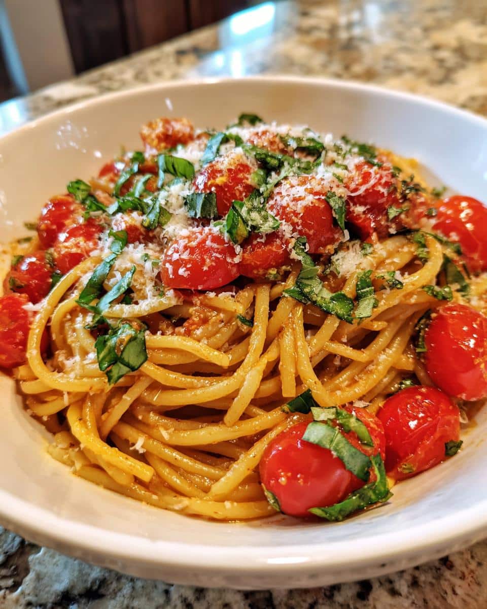 30-Minute One Pot Tomato Basil Pasta That Saves Dinner