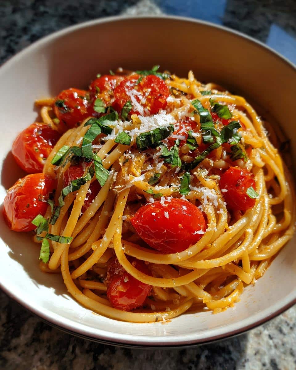 30-Minute One Pot Tomato Basil Pasta That Saves Dinner